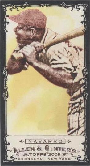2009 Topps Allen & Ginter's - Mini Black Border #112 Millito Navarro ...