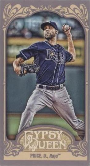 2012 Topps Gypsy Queen - Mini Gypsy Queen Back #313 David Price for ...