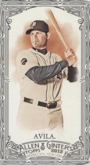 2012 Topps Allen & Ginter's - Minis Black Border #165 Alex Avila for ...
