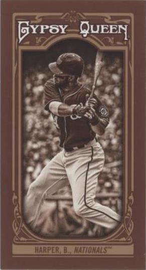 2013 Topps Gypsy Queen - Bryce Harper #100 Mini Sepia-Tone /50 for sale ...