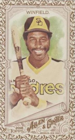 2018 Topps Allen & Ginter - Mini Gold #223 Dave Winfield for sale ...