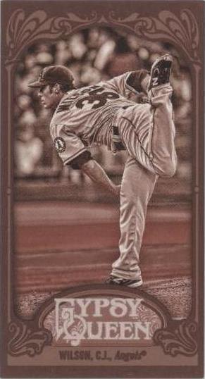 2012 Topps Gypsy Queen - C.J. Wilson #288 Mini Sepia /99 for sale ...