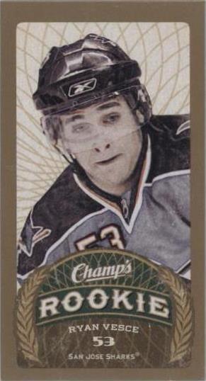 2009-10 Upper Deck Champ's - Mini Red Back #172 Ryan Vesce (RC) for ...