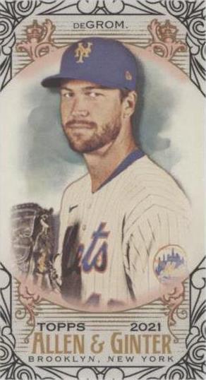 2021 Topps Allen & Ginter's - Mini Black Border #90 Jacob deGrom for ...