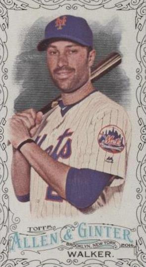 2016 Topps Allen & Ginter - Mini Black Border #176 Neil Walker for sale ...