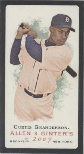 2007 Topps Allen & Ginter's - Mini Black Border #257 Curtis Granderson ...
