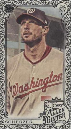 2019 Topps Allen & Ginter - Max Scherzer #70 Mini Black for sale online ...