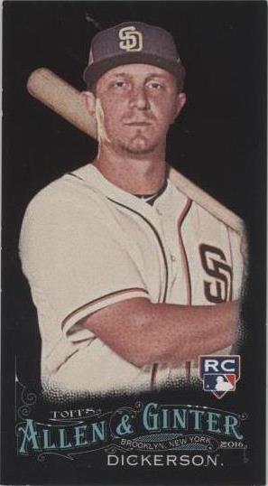 2016 Topps Allen & Ginter X - Mini #105 Alex Dickerson (RC) for sale ...