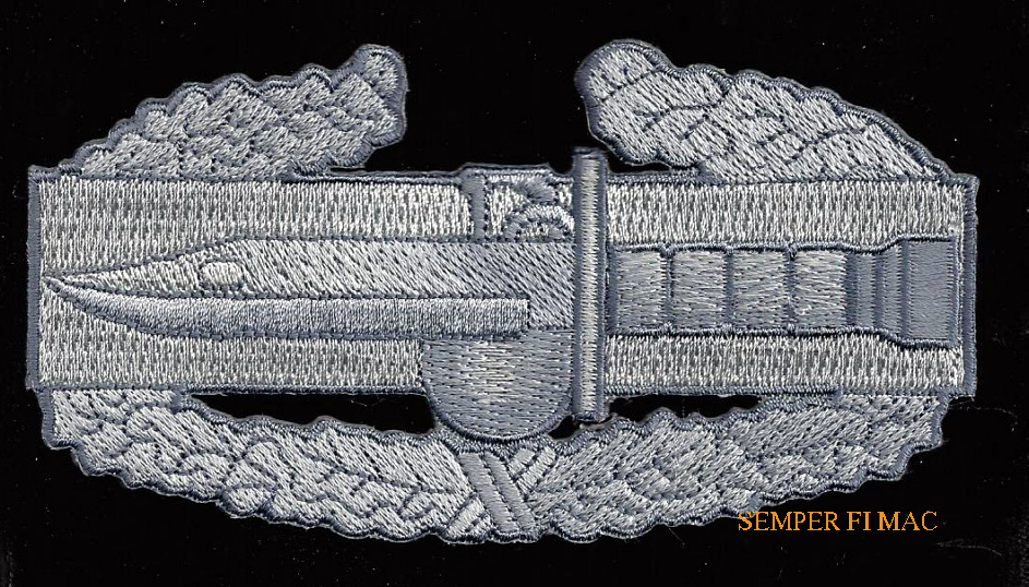 COMBAT ACTION BADGE HAT PATCH CAB KNIFE PIN UP INFANTRY MAN US ARMY ...