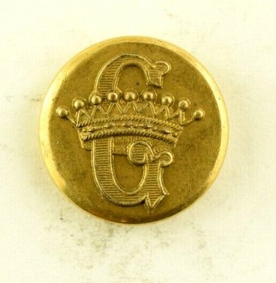 Buttons - Brass Antique Livery Buttons Crest