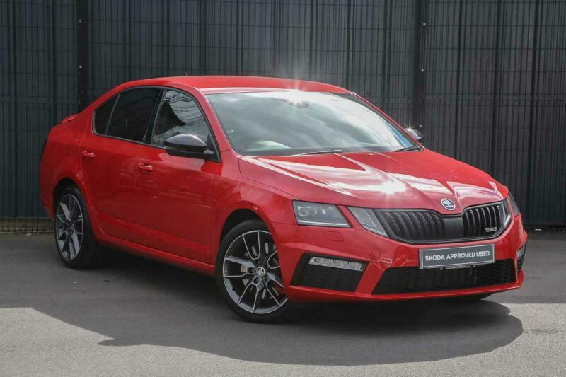 2019 Skoda Octavia 2.0 TSI 245 vRS 5dr DSG [Black Pack] Petrol red Semi ...