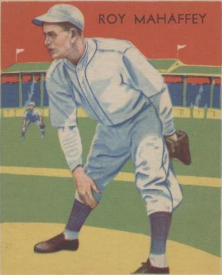 1934-36 National Chicle Diamond Stars - R327 Roy Mahaffey #10 Issued in ...