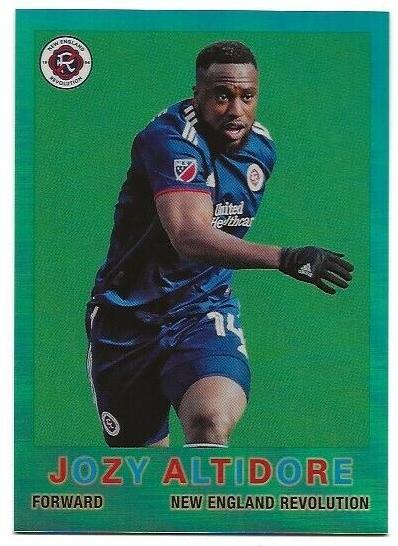 2022 Topps Chrome MLS - 1959 Topps Football Aqua Refractor #59T-20 Jozy ...