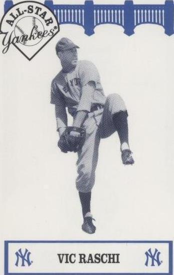 1992 The Wiz/American Express New York Yankees All-Stars - Vic Raschi ...