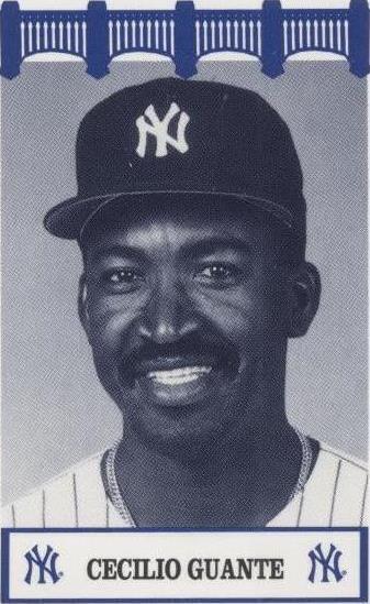 1992 The Wiz/Minolta New York Yankees of the '80's - Cecilio Guante for ...