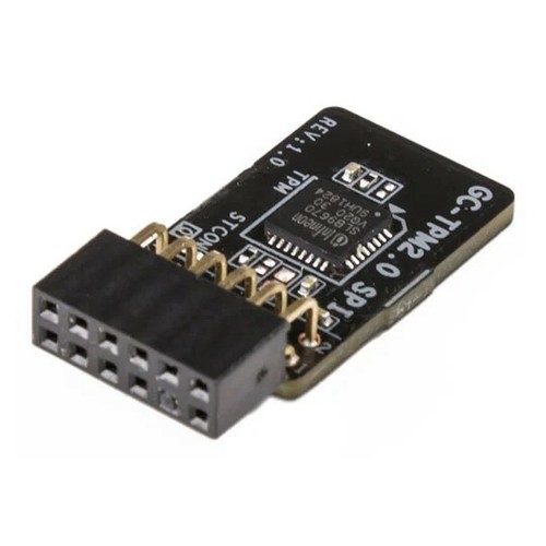 Gigabyte GC-TPM2.0 SPI TPM Header Key 2.0 - Trusted Platform Module €59 ... Gigabyte GC-TPM2.0 SPI TPM Header Key 2.0 - Trusted Platform Module €59 ...