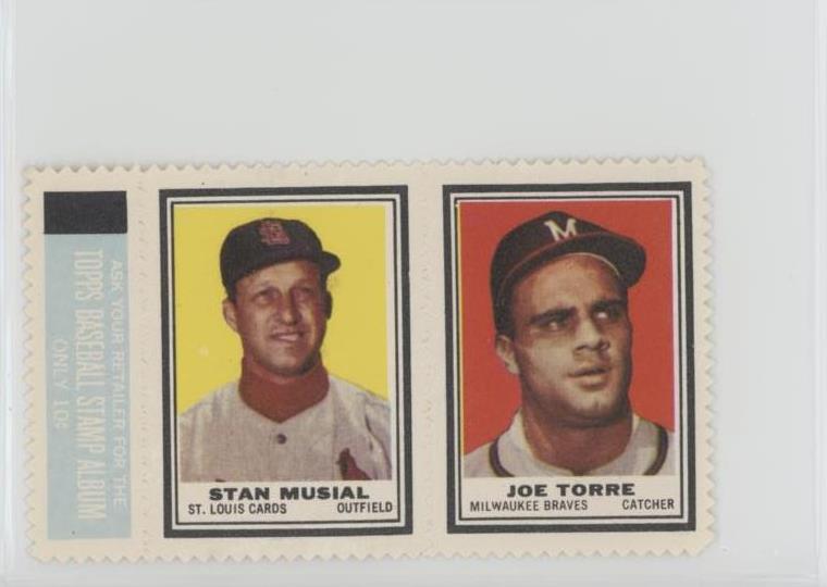 1962 Topps - Stamp Panels Stan Musial, Joe Torre (RC) for sale online ...
