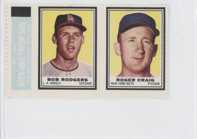 1962 Topps - Stamp Panels Roger Craig, Buck Rodgers (RC) for sale ...