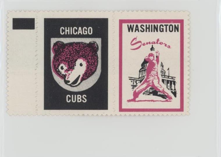 1962 Topps - Stamp Panels Chicago Cubs, Washington Senators for sale ...