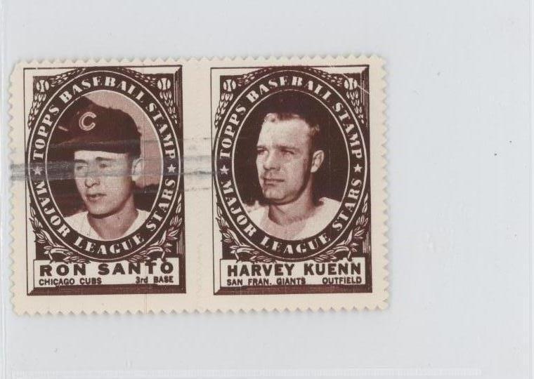 1961 Topps - Baseball Stamps Ron Santo, Harvey Kuenn #RSHK (RC) for ...