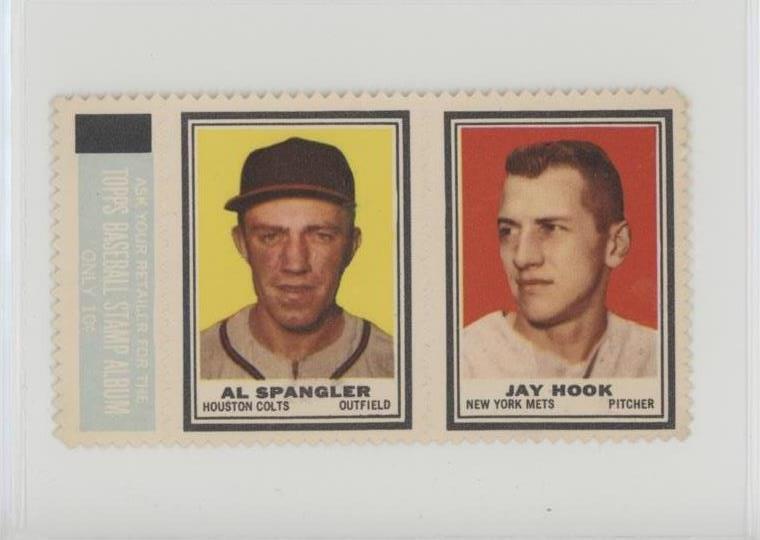 1962 Topps - Stamps Panels Al Spangler, Jay Hook for sale online | eBay