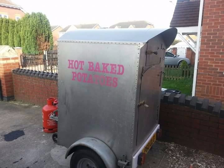 jacket potato trailer/baked potato trailer/market stall nearly full set ...