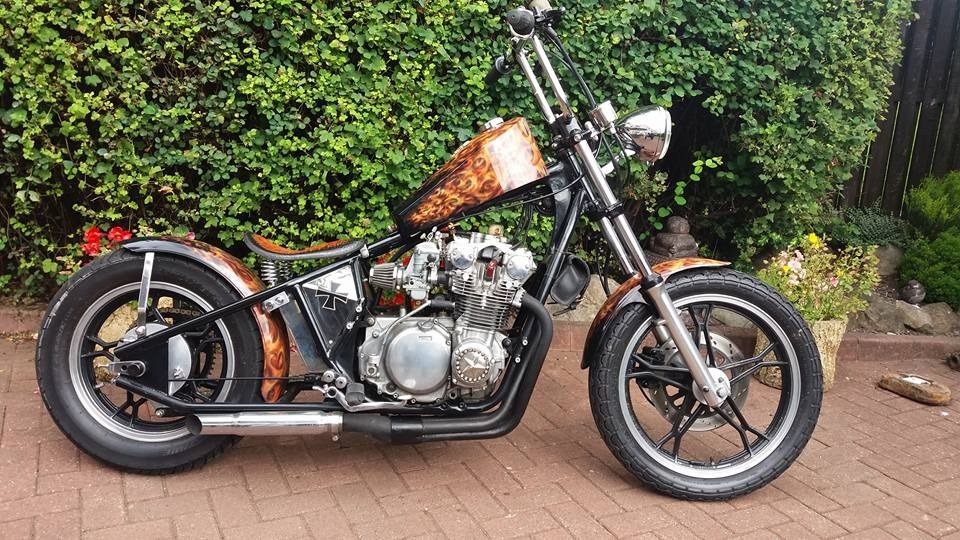 CUSTOM SUZUKI GS550 CHOPPER BOBBER LOW RIDER | in Tullibody ...