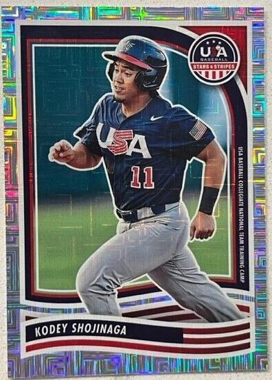 2024 Panini Stars and Stripes - Kodey Shojinaga #123 Mojo /49 (RC) for ...