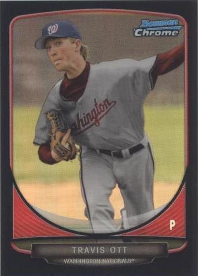2013 Bowman Chrome Minis - Travis Ott #251 Black Refractor /25 (RC) for ...