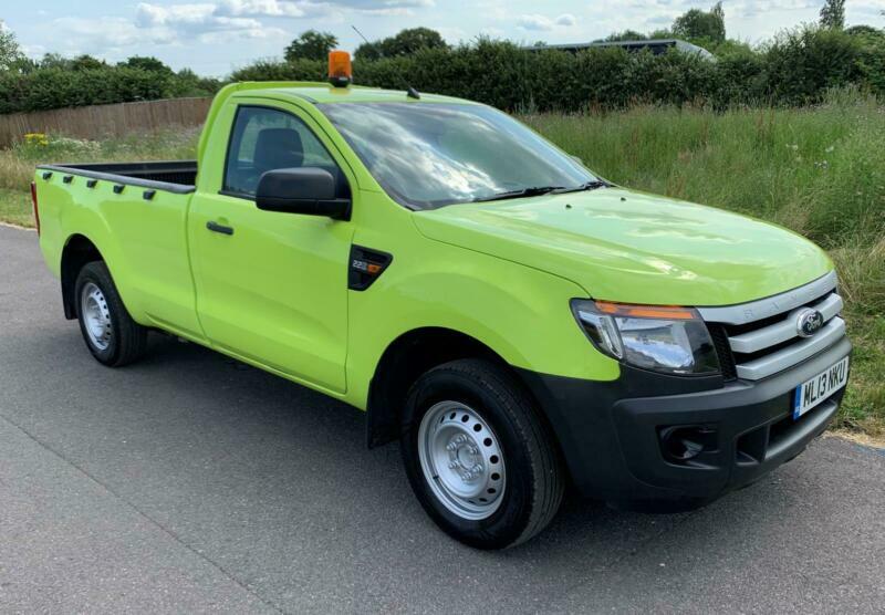 2013 Ford Ranger 2.2TDCi XL 125PS 2WD Green Regular Single Cab Pick Up ...