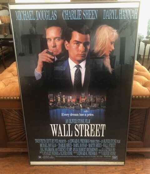 Vintage 1987 | Original Wall Street One Sheet Movie Poster
