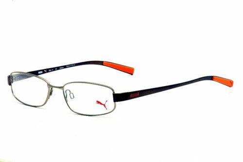 Puma PU00280 009 55-18-140 Metal Gray Flex Hinge Eyeglasses Puma PU00280 009 55-18-140 Metal Gray Flex Hinge Eyeglasses