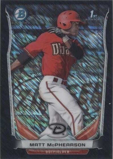 2014 Bowman Chrome Minis - Matt McPhearson #287 Black Shimmer Refractor ...