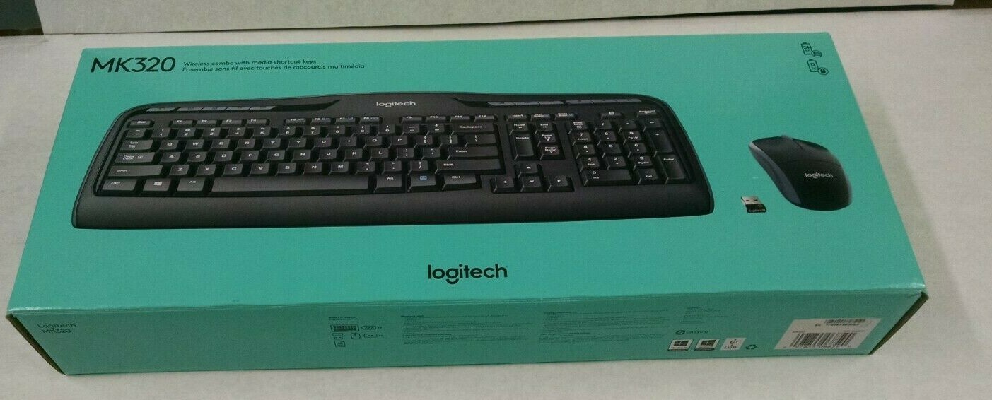 And Mouse Combo Logitech Mk320 Wireless Desktop Keyboard