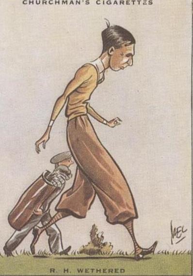 1989 Victoria Gallery 1931 Churchman's Prominent Golfers Large Reprints ...