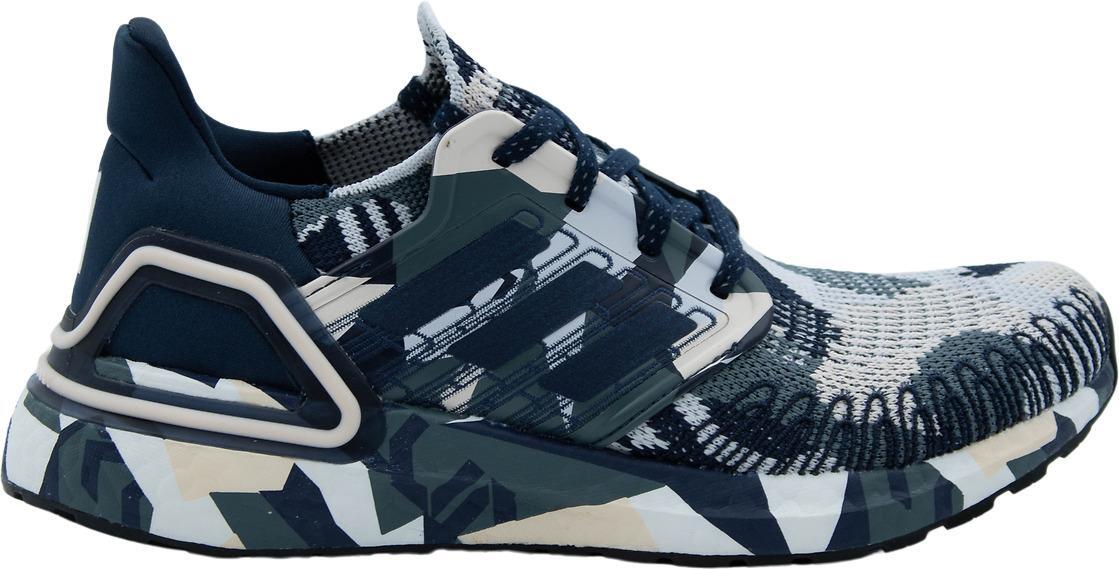 Size 10 - adidas UltraBoost 20 Geometric Pattern - Collegiate Navy W ...