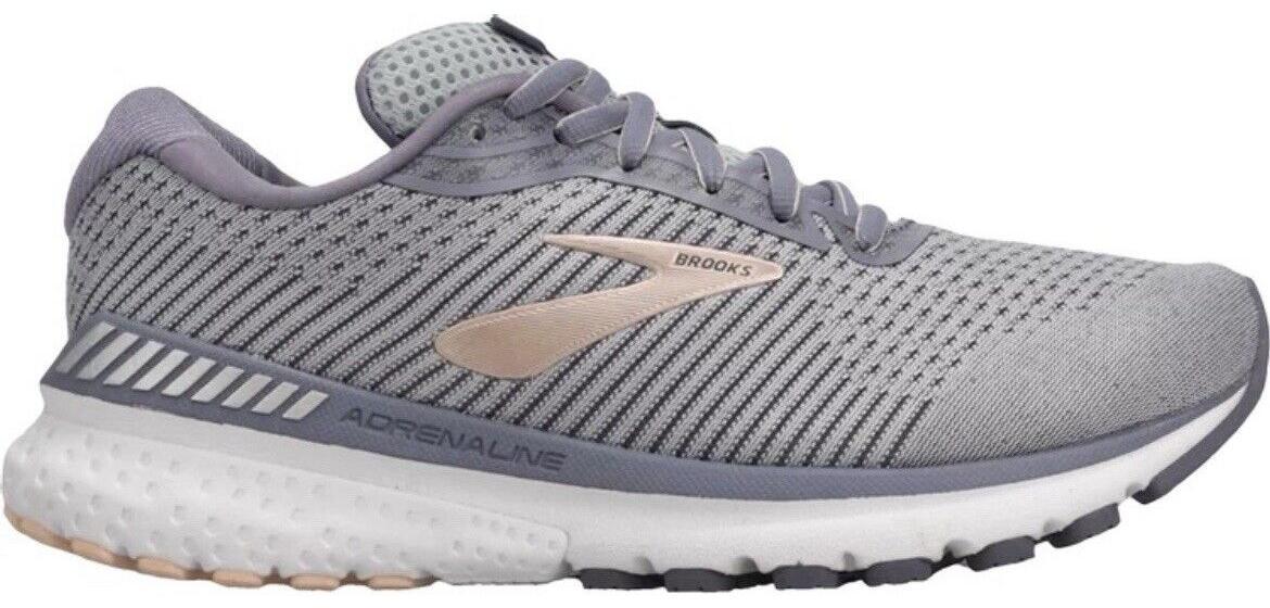 Size 10.5 - Brooks Adrenaline GTS 20 Grey Pale Peach W for sale online ...