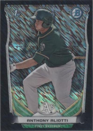 2014 Bowman Chrome Minis - Black Shimmer Refractor #100 Anthony Aliotti (RC) for sale online | eBay