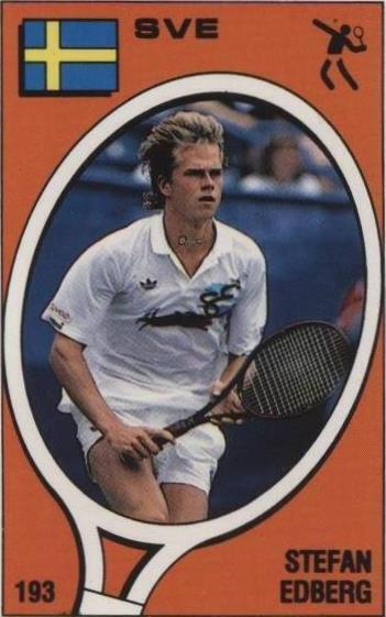 1988 Panini Supersport Stickers - Marco Pacione, Stefan Edberg #120-193 ...