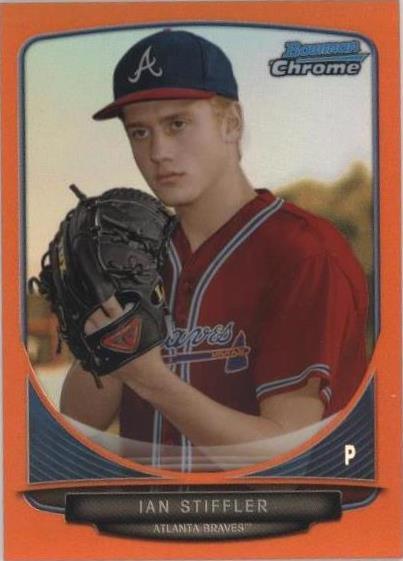 2013 Bowman Chrome Minis - Orange Refractor #246 Ian Stiffler /15 (RC ...