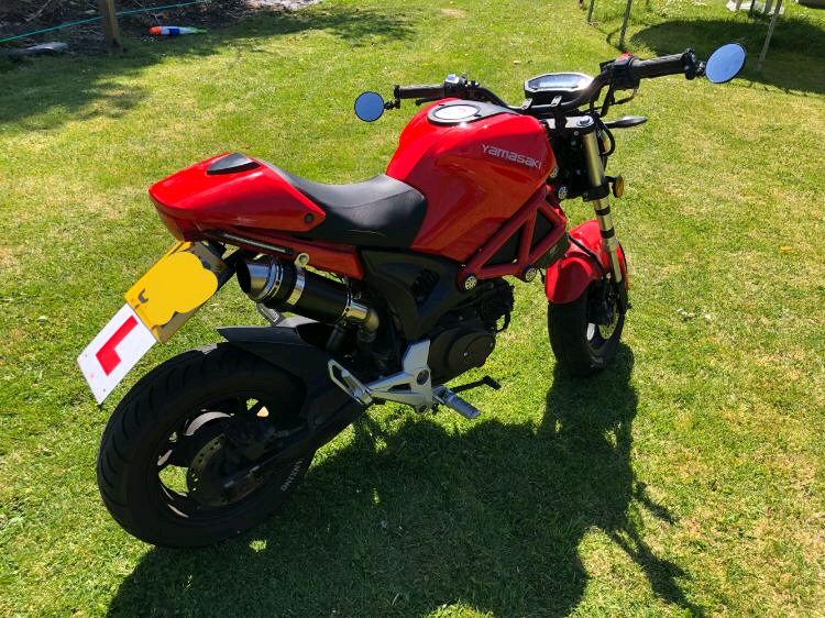 Yamasaki Ym50 3d Sports 50cc Motorcycle 1 Year Fully