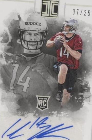 2016 Panini Impeccable - Rookie Autographs Silver #115 Jake Rudock /25 ...