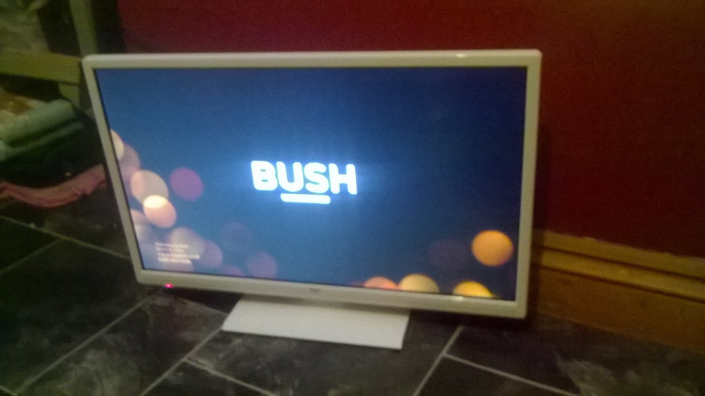 Bush White Smart TV with DVD Player - 24 inch | in Crediton, Devon ...
