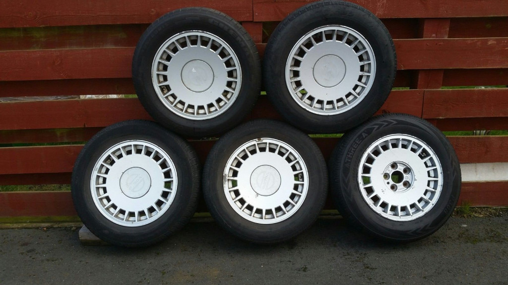 VOLVO 740 850 940 960 V70 V90 5 ALLOY WHEELS WITH GOOD TYRES | in ...