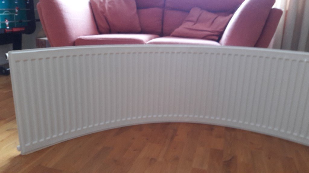 Brand new, white, curved, bay window radiator. | in Potters Bar ...