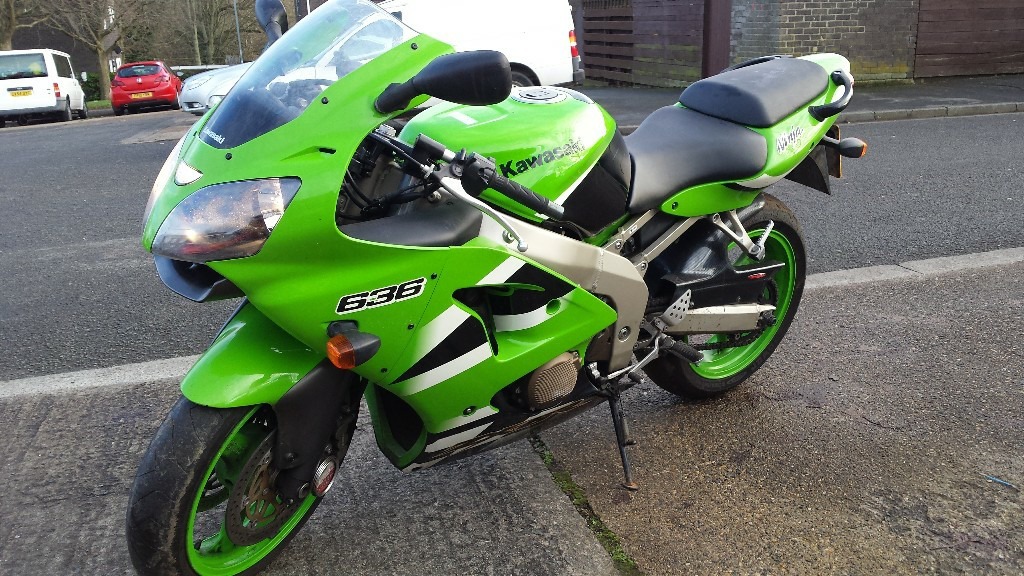 kawasaki ninja 636 m.o.t april only 13k miles full logbook here | in ...