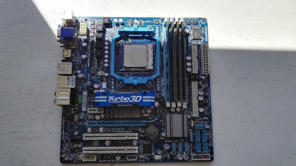 Gigabyte Turbo 3d Motherboard /AMD Quad Core / 8GB Ram Bundle BARGAIN ...