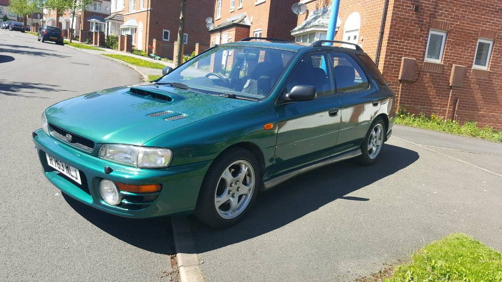 Subaru Impreza Uk2000 Turbo UNMODIFIED NO TEXTS RACING GREEN WAGON RARE ...