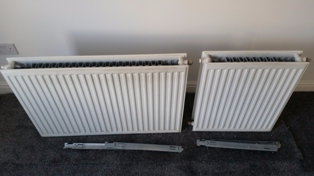 2 x Double Radiators. 900mm x 600mm & 500mm x 600mm. Collection only ...