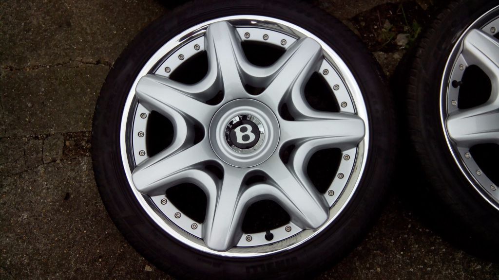 20" Genuine Bentley Continental GT GTC Mulliner Split Rim Alloy Wheels ...